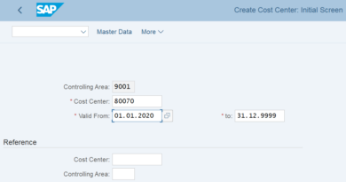 How to create a Cost Center in SAP using tcode KS01?