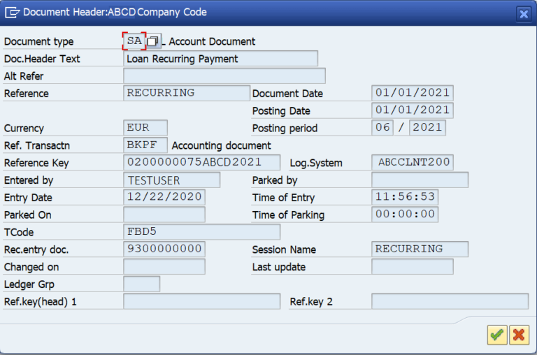How to Post Recurring Entries in SAP? - SAPFICOBLOG